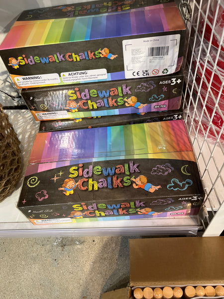 Sidewalk chalks – Mega Brown Box