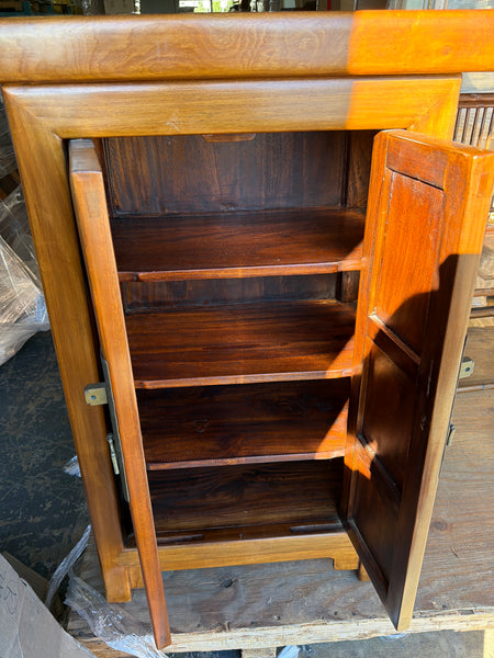 Reduced - Asian Inspired Solid Wood Storage Cabinet 48”H x 28”W – Mega ...